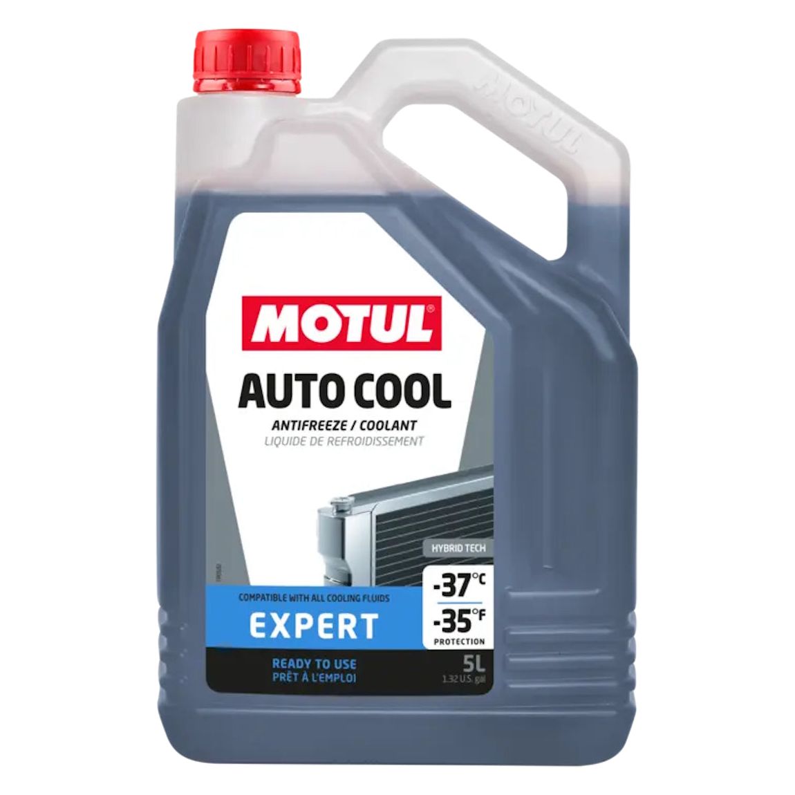 Motul Auto Cool Expert -37C Car Antifreeze Coolant Ready To Use 5L ...