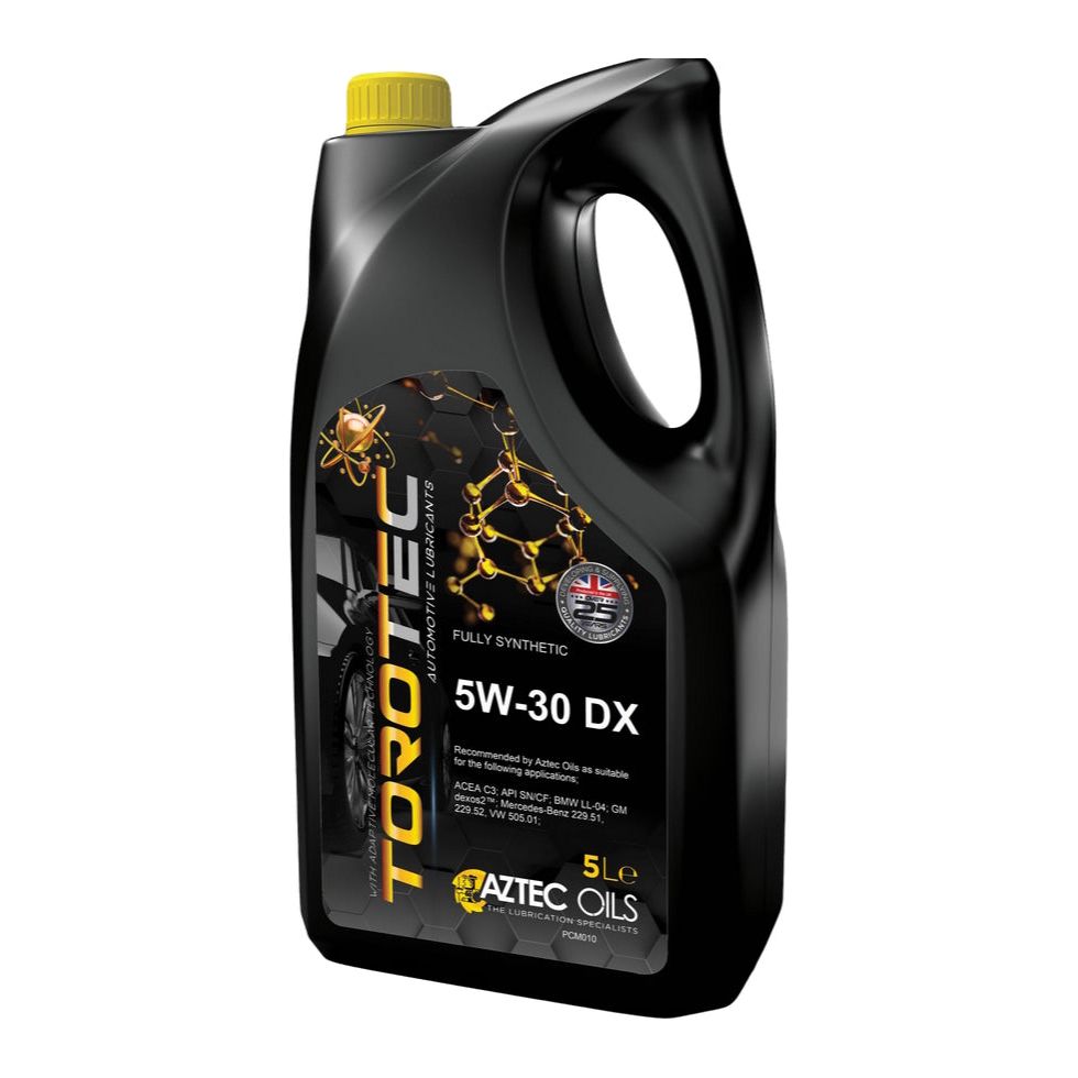AZTEC TOROTEC ENGINE OIL 5W-30 DX LL-04, 229.51/229.52, 505.01 PCM010 ...
