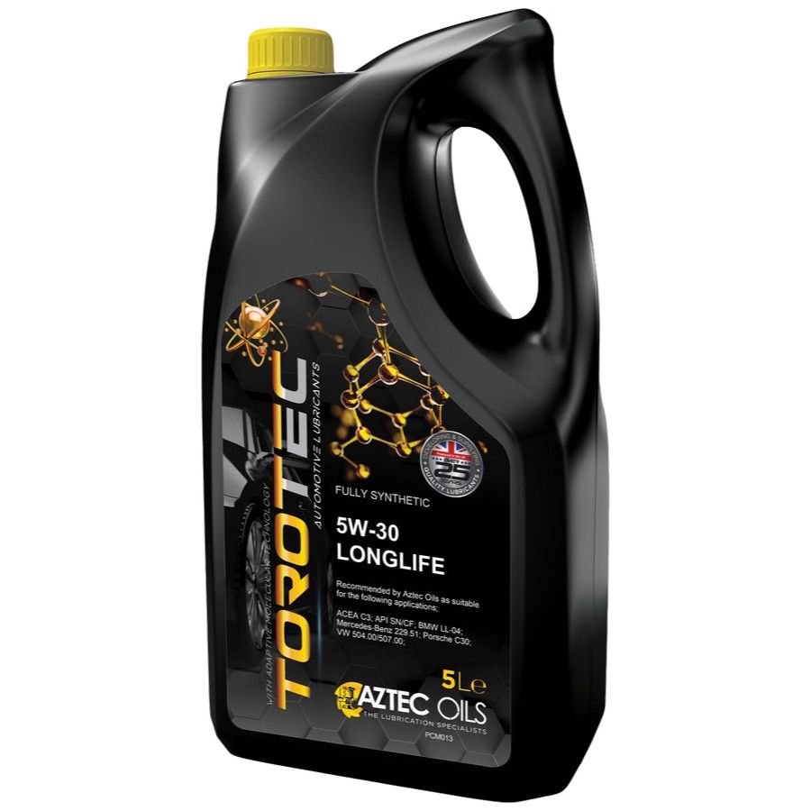 Aztec Torotec Fully Synthetic Engine Oil Longlife 5W-30 AUDI VW 504/50 ...