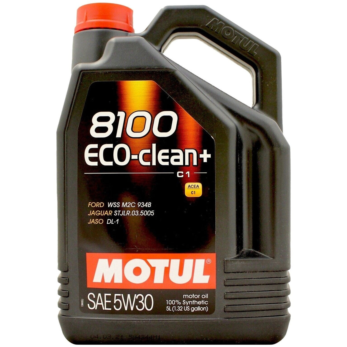 Motul 8100 Eco-Clean+ 5w-30 5w30 Fully Synthetic Car Engine Oil 1L 101 ...