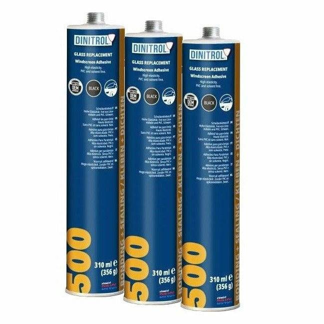 DINITROL 500 WINDSCREEN FITTING BONDING ADHESIVE GLUE SEALANT GLASS OE ...