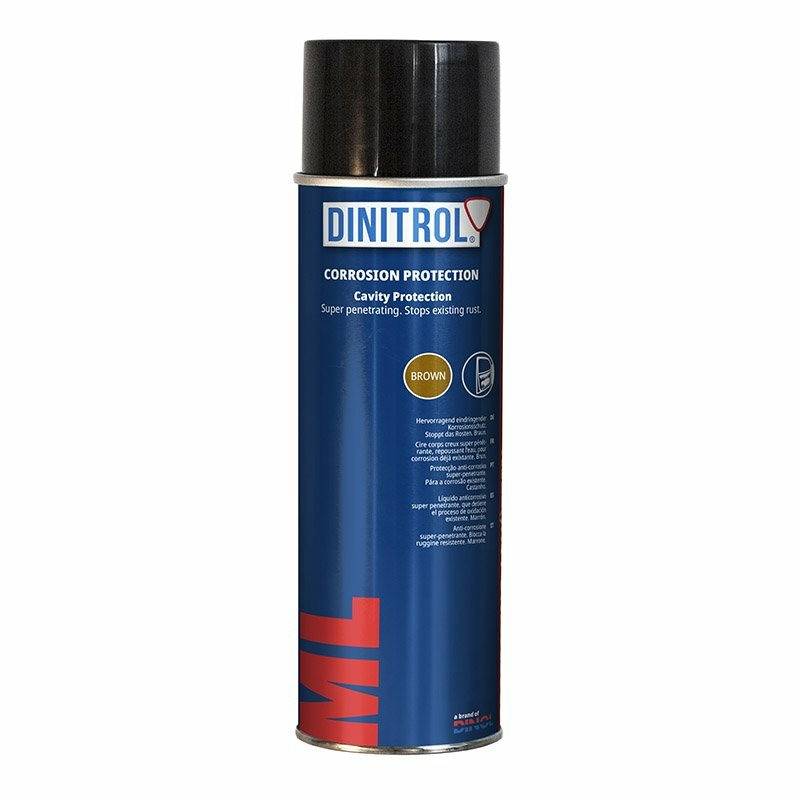 Dinitrol ML Brown Cavity Wax 500ML Penetrator Rust Proofing Aerosol 11 – World of Lubricant