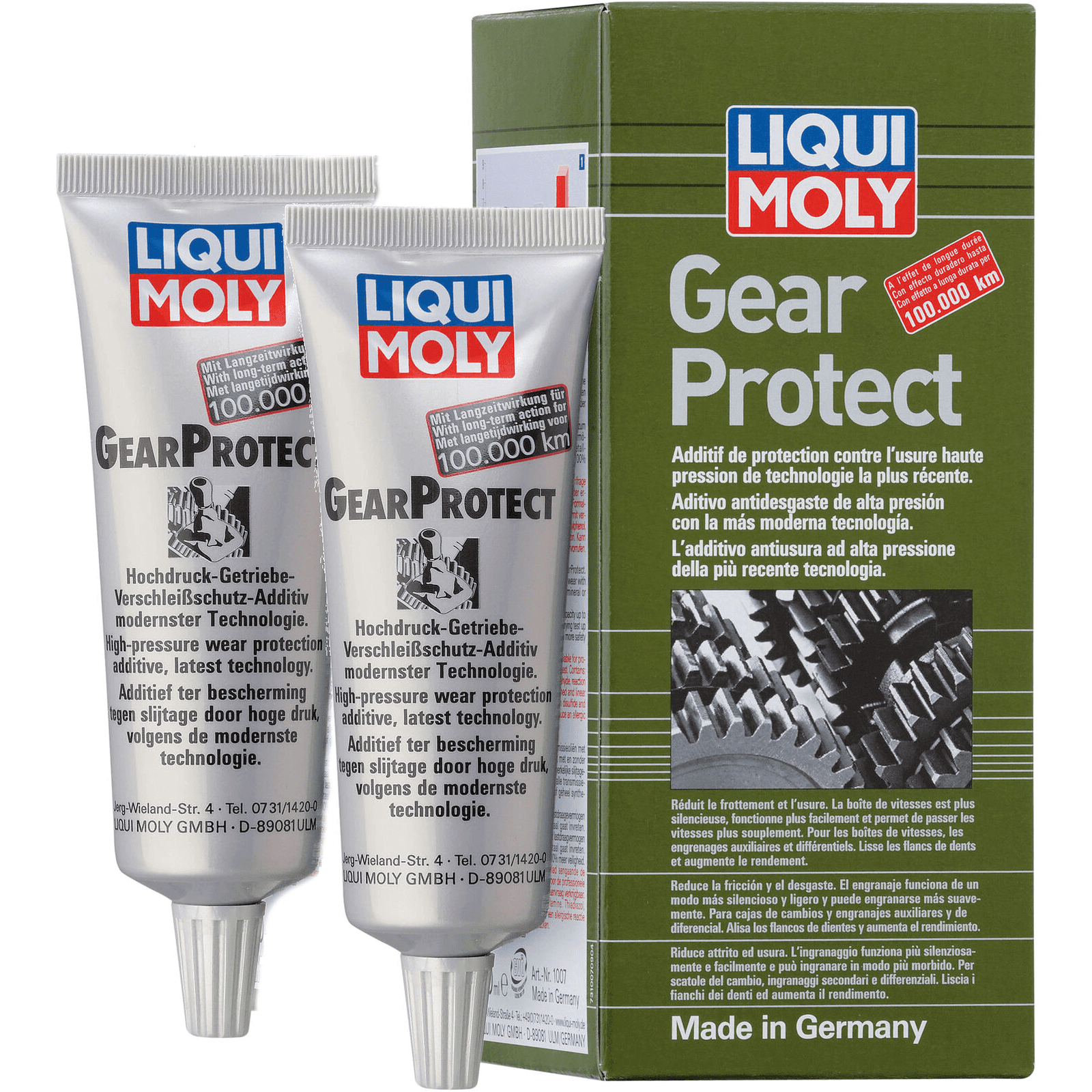 Liqui Moly Gear Protect 80ML Gearbox Transmission Additive Treatment 1 ...