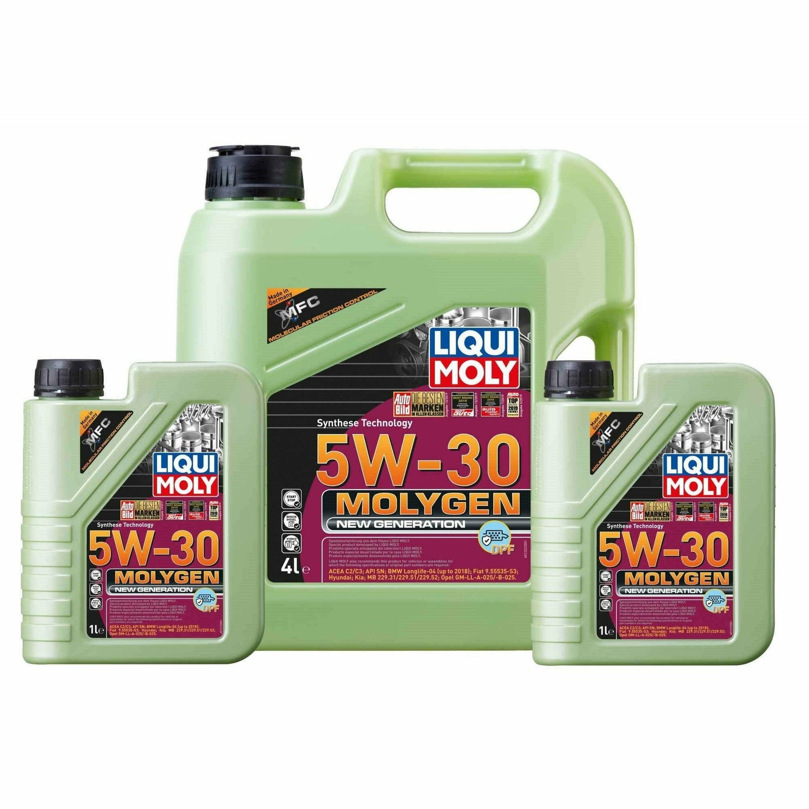 21225 5L Liqui Moly MOLYGEN NEW GENERATION 5W-30 DPF BMW-LL C2/C3 ...