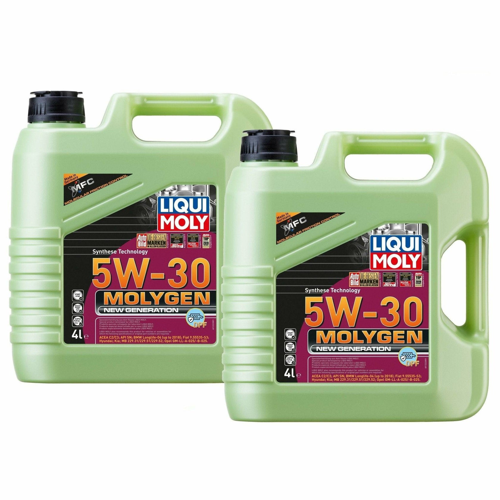 21225 5L Liqui Moly MOLYGEN NEW GENERATION 5W-30 DPF BMW-LL C2/C3 ...