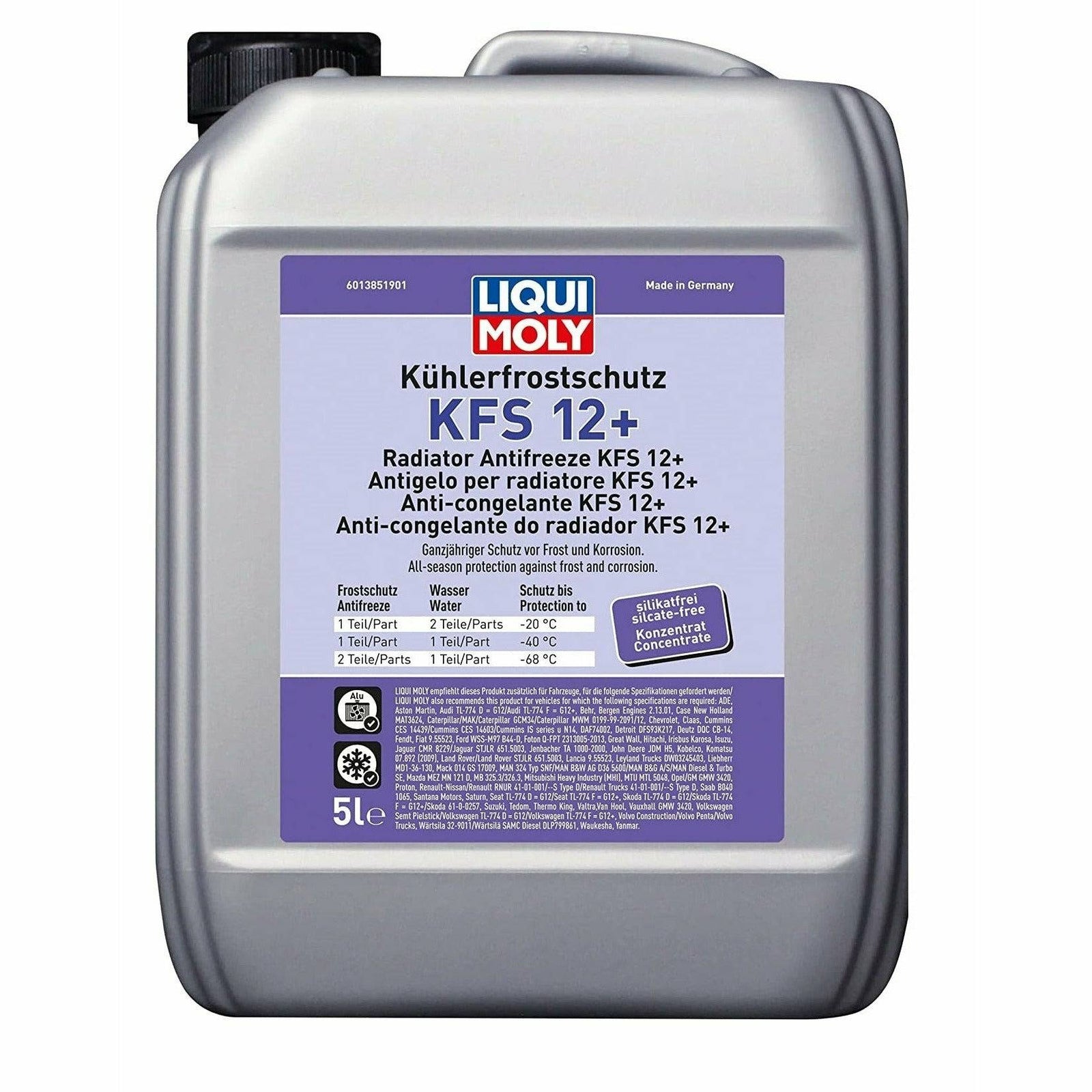 Liqui Moly Radiator Antifreeze Engine 5L KFS 12+ Red Coolant Performan – World of Lubricant