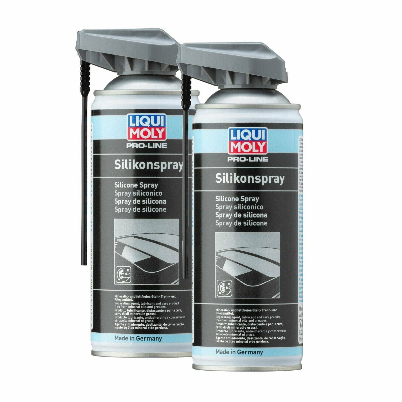 Liqui Moly Silicone Spray ProLine 400ML Grease Interior Exterior Use 7 ...