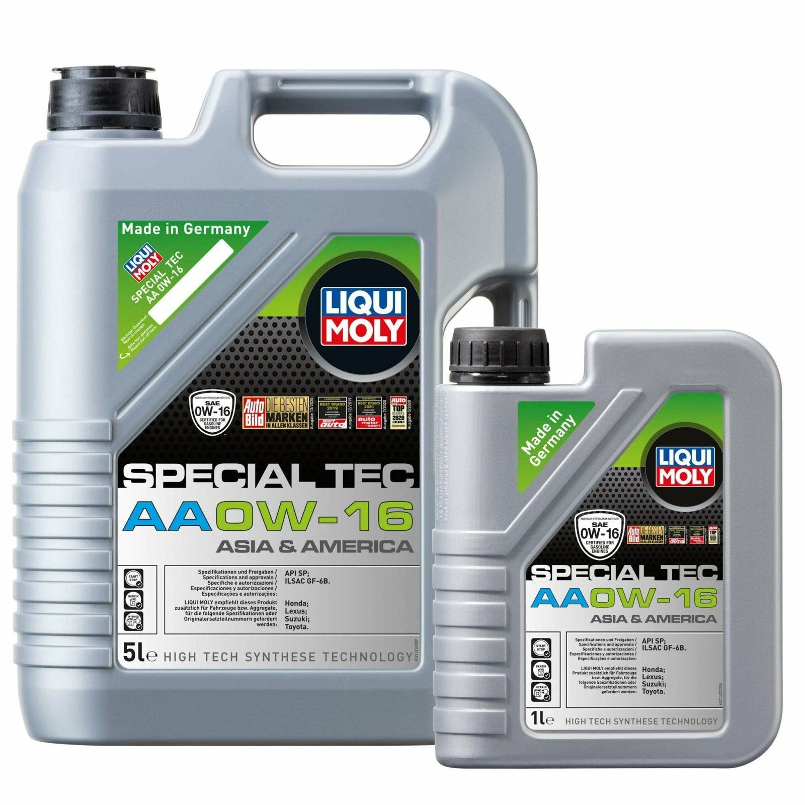 Liqui Moly Special Tec AA 0W-16 Synthetic Engine Oil API Toyota Honda ...