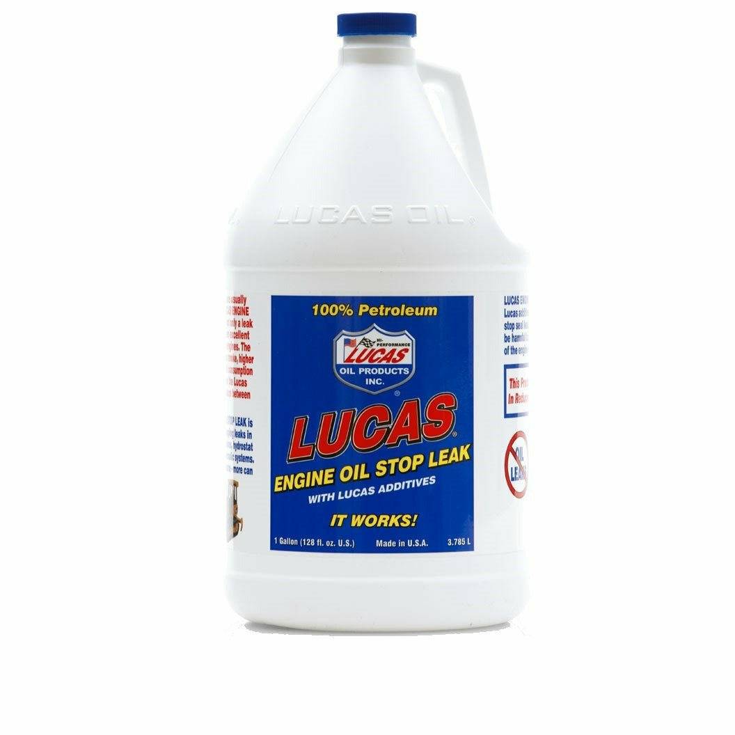 Lucas Engine Oil Stop Leaks Stop Smoke Additive 3.78L Rejuvenates Seal ...