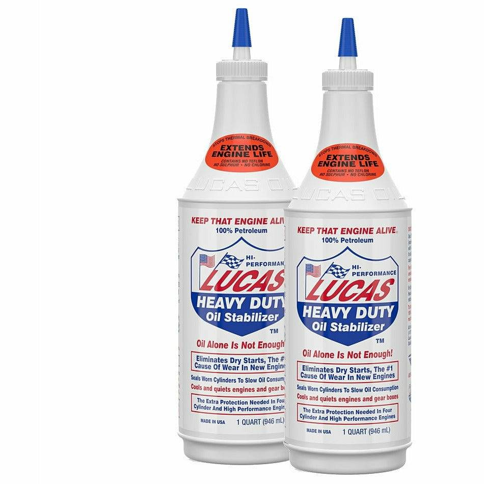 Lucas Oil Heavy Duty Oil Stabilizer Engine Additive Fluid 946ML Oil Tr ...