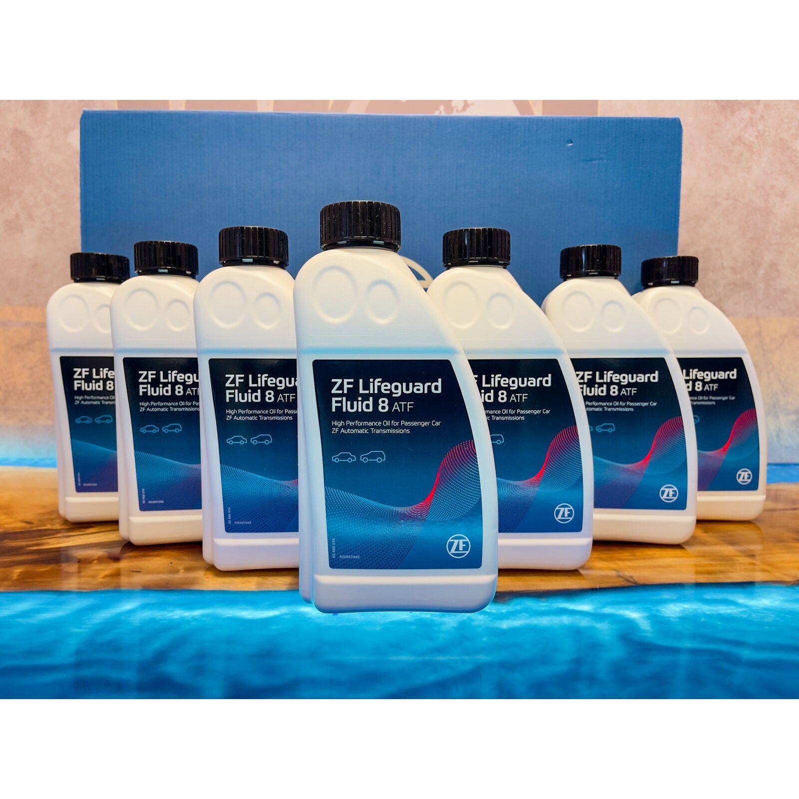 8HP 8 SPEED ZF TRANSMISSION GEARBOX SUMP FILTER OE 7L OIL SERVICE KIT ...